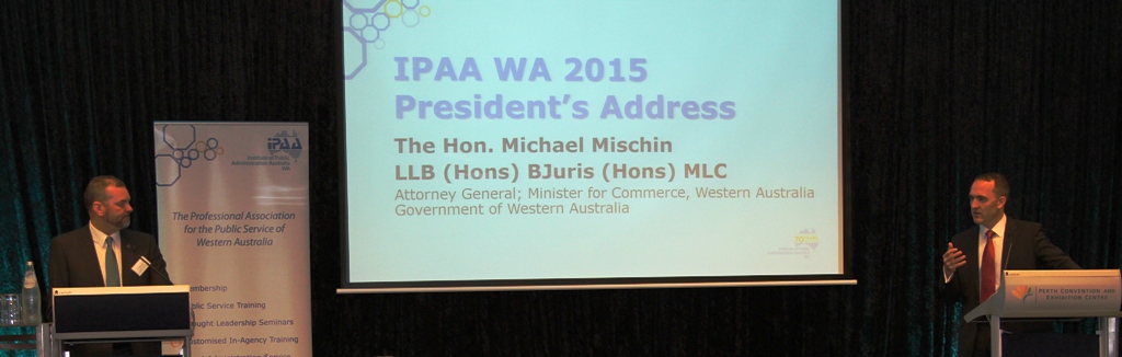 2015 President's Address - IPAA Western Australia